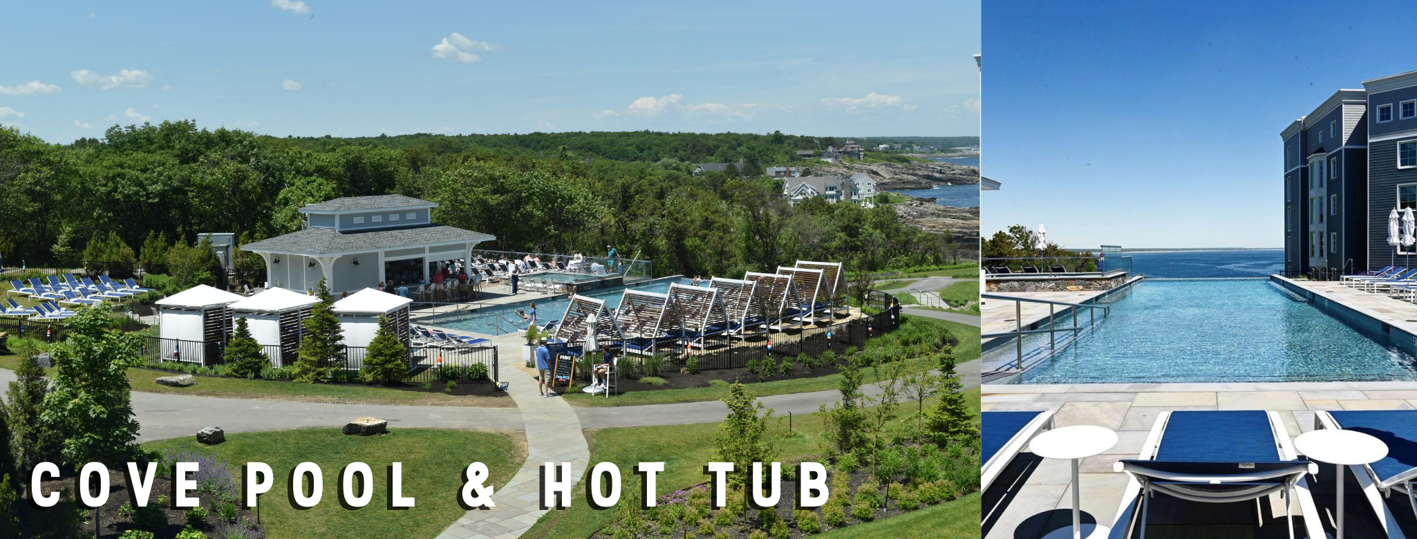 Indoor and Outdoor New England Oceanfront Pools | Cliff House Maine