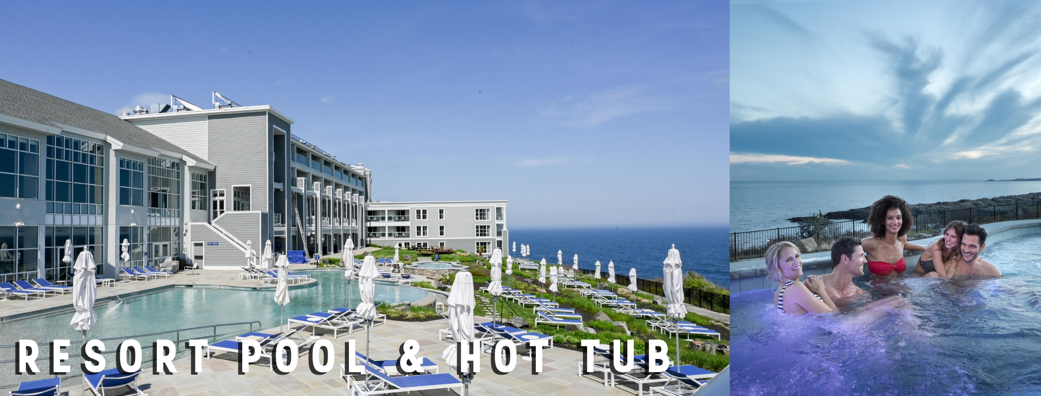 Indoor and Outdoor New England Oceanfront Pools | Cliff House Maine