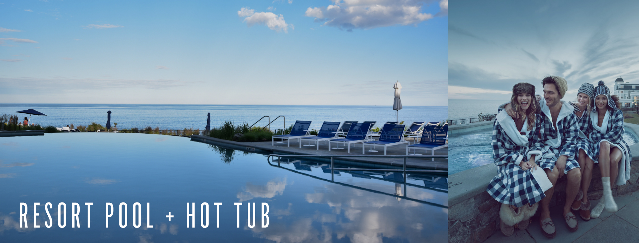 Indoor and Outdoor New England Oceanfront Pools | Cliff House Maine